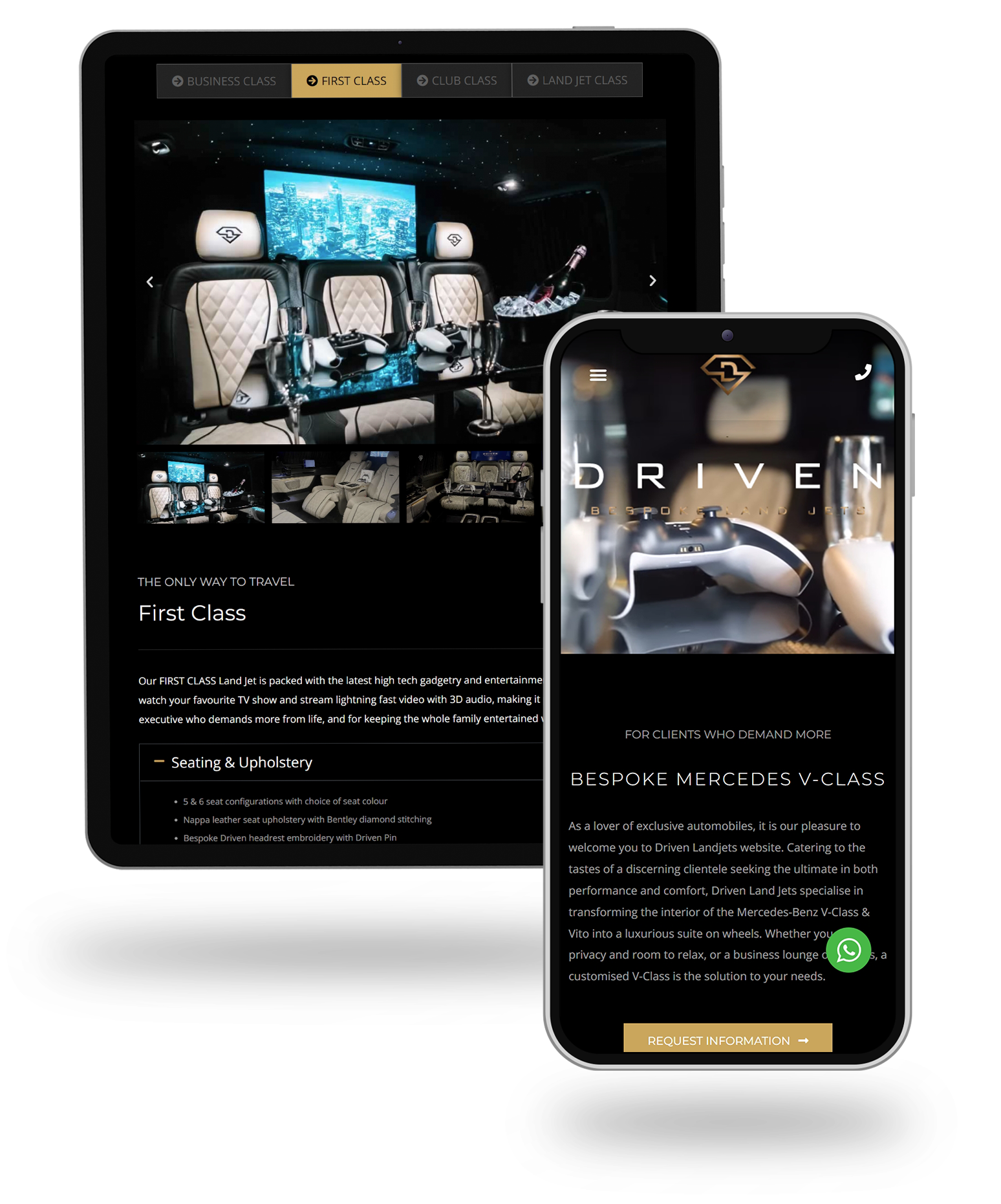 Driven Land Jets | 1LG Digital SEO Web Design & Digital Marketing